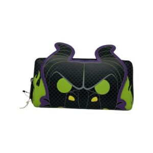 loungefly pop disney maleficent dragon cosplay ziparound wallet