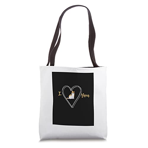 Tote Bag. I Heart (cat) you! Tote Bag