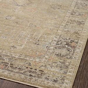 Magnolia Home by Joanna Gaines x Loloi Millie Collection MIE-03 Gold / Charcoal 2'-3" x 3'-10" Accent Rug