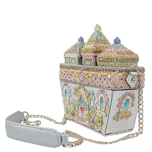 Mary Frances Castles in The Air Crossbody Handbag, Silver