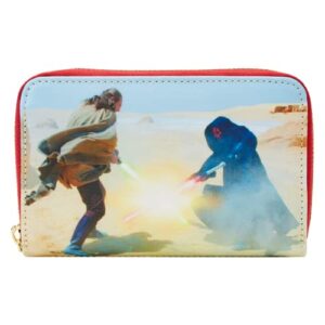 loungefly star wars the phantom menace final frames zip around wallet