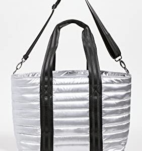 Think Royln Women's Wingman Bag, Silver Liquid, One Size