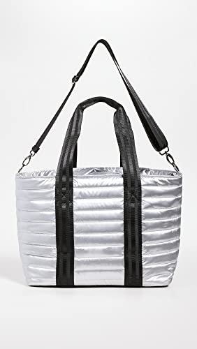 Think Royln Women's Wingman Bag, Silver Liquid, One Size