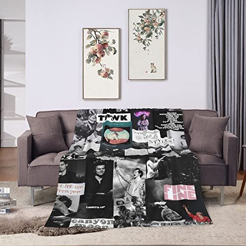 Styles Blanket Flannel Funnysinger Throws for Fans Surprises Super Soft Blankets Sofa Bed 50 "X40