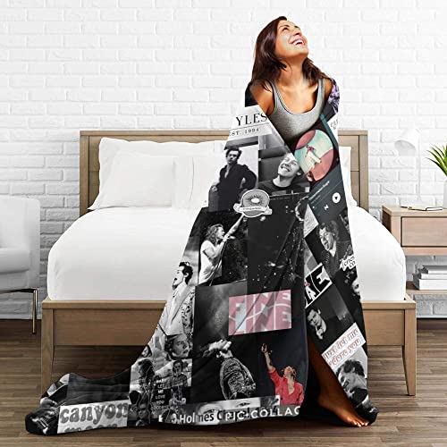 Styles Blanket Flannel Funnysinger Throws for Fans Surprises Super Soft Blankets Sofa Bed 50 "X40