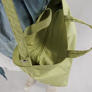 Horizontal Zip Duck Bag - Pistachio