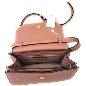 Tory Burch Britten Small Saddle Bag (Pink moon)