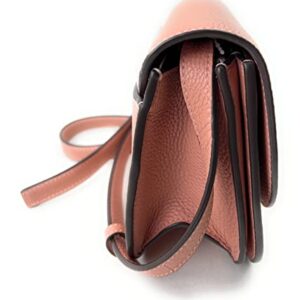 Tory Burch Britten Small Saddle Bag (Pink moon)