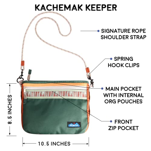 KAVU Kachemak Keeper Crossbody Bag with Rope Strap - Russet Vally