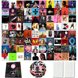 hyeemizine 80 pcs posters wall collage kit,big album cover posters,posters for room,music posters,rap posters,rapper posters,wall posters,cool posters for bedroom,album music posters for room 6×6 inch