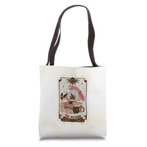 tarot card lover tarot reader fortune teller book lover tote bag