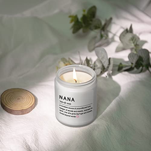 Nana Gifts- Unique Gift Idea for Grandma from Grandkids Grandchildren, Funny Birthday& Mother’s Day Gifts for Grandma, Lavender Candle