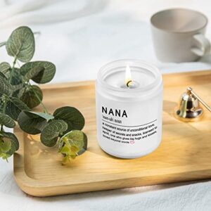 Nana Gifts- Unique Gift Idea for Grandma from Grandkids Grandchildren, Funny Birthday& Mother’s Day Gifts for Grandma, Lavender Candle