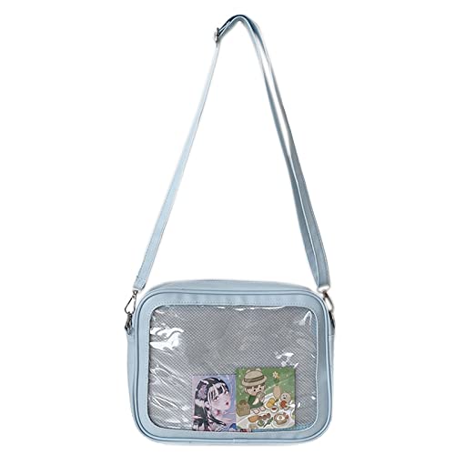 Luxury Pu Ita Bag Crossbody Women Sweet Bags Cute Transparent Pocket Japanese Style Shoulder Purse purses for women shoulder bag hobo