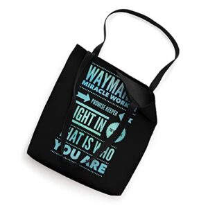 Waymaker Miracle Worker Promise Keeper Jesus King Christian Tote Bag