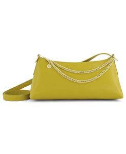 zac posen posen zip top shoulder bag, antique