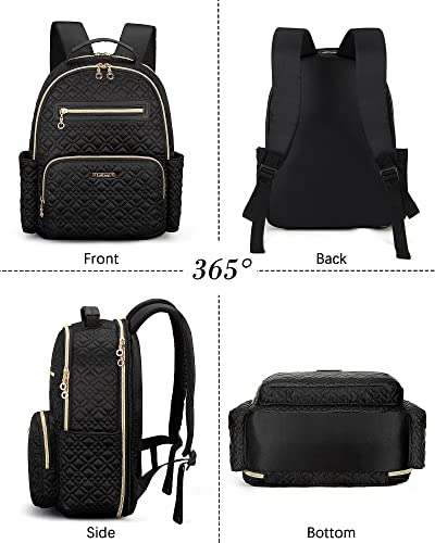 Small Backpack for Women，Mini Purses Backpack for Girl Fashion Backpacks Carry On Travel Casual Lightweight Daypack for Ladies College Teen Girls - Black