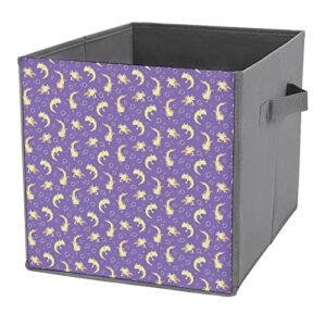 cute axolotl1 collapsible storage bins basics folding fabric storage cubes organizer boxes with handles