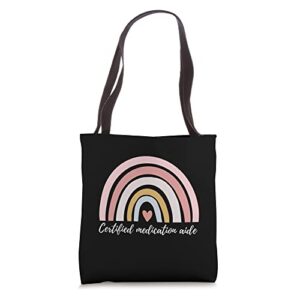 certified medication aide Tote Bag