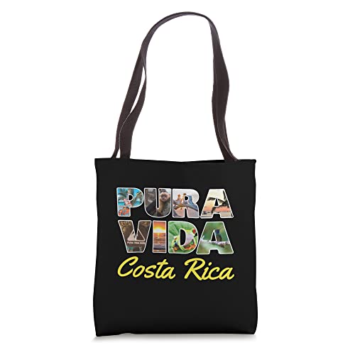 Pura Vida Costa Rica Beach Vibes Vacation Travel Gift Tote Bag