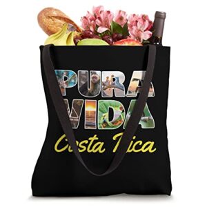 Pura Vida Costa Rica Beach Vibes Vacation Travel Gift Tote Bag