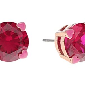 Kate Spade New York Heart Stud Earrings Ruby One Size