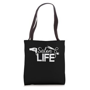 salon life beauty salon esthetician tote bag