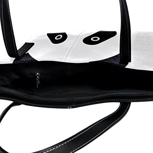 Tote Bag Women Satchel Bag Handbag Stylish Tote Handbag for Women Hobo Bag Fashion Crossbody Bag, Black and White Animal Panda