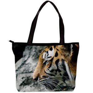 tote bag women satchel bag handbag stylish tote handbag for women hobo bag fashion crossbody bag, animal tiger