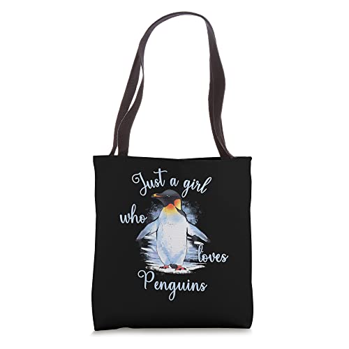 Just A Girl Who Loves Penguins Tote Bag