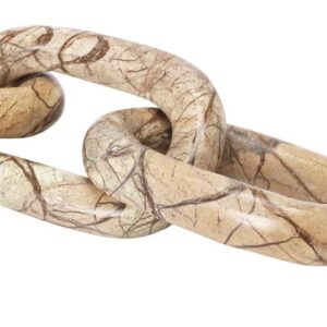 Bloomingville Marble, Variegated Tones Decorative Chain, Forest Brown