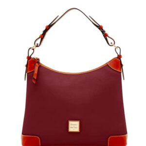 Dooney & Bourke Pebble Grain Hobo Shoulder Bag Handbag (Wine)