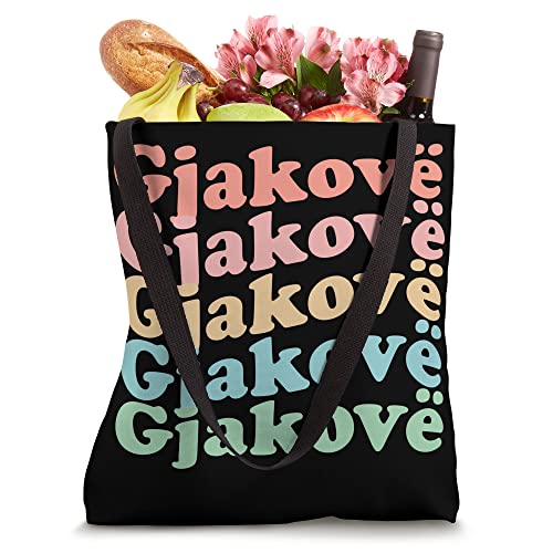 Vintage 70's Kosovo Hippie City - Retro Gjakovë Tote Bag