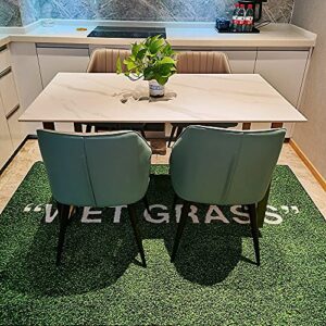 Carpet Wet Grass Rug Carpet Living Room Decoration Carpet Bedroom Bedside Bay Window Area Rugs Sofa Floor Mat Rugs (23.62 in x 35.43 in)