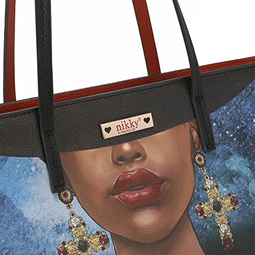 DESTINY BY NICOLE LEE Shopper Tote Bag Eco Leather Shoulder Handbags Fashion Print for Women Girls NK12100LCT MyNameNikky