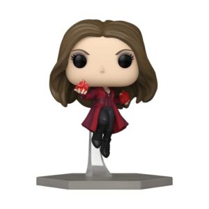 funko pop! marvel: captain america: civil war build a scene – scarlet witch, amazon exclusive, figure 5 of 12