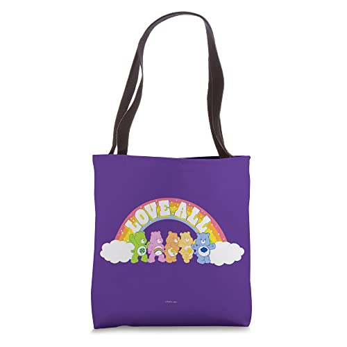 Care Bears Pride Love All Rainbow Good Luck, Cheer, Grumpy Tote Bag