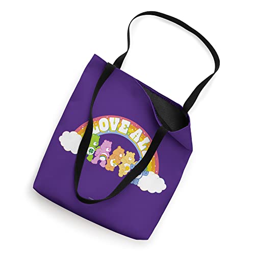 Care Bears Pride Love All Rainbow Good Luck, Cheer, Grumpy Tote Bag