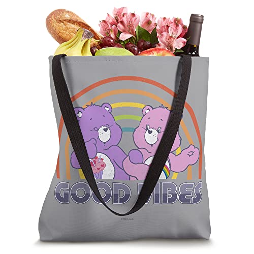 Care Bears Good Vibes Rainbow With Share And Cheer Bear Tote Bag