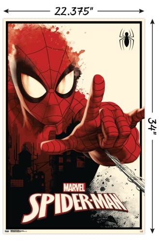 Trends International Glow - Marvel Spider-Man Glow-In-The-Dark Wall Poster