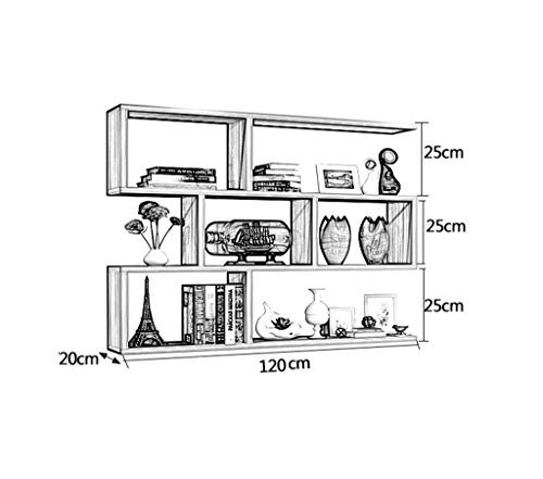 UPBEER Wooden Wall Frame Wall Hanging for Living Room Bedroom As Shelf Storage Shelf Closet Unit Shelf Wall Decoration Design Modern Style, PIBM, White