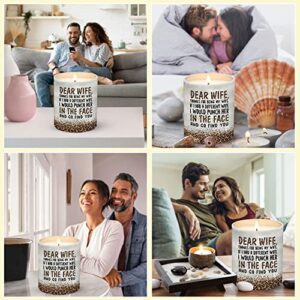 Valentines Day Gifts for Her, Wife - Wife Valentines Day Gifts - Gifts for Wife from Husband - Wife Gifts from Husband - Anniversary, Birthday Gifts for Wife - Romantic Gifts for Her - Candles 10 Oz