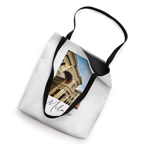 Milano Milan Italy Fashion Capital Italian Travel Souvenir Tote Bag