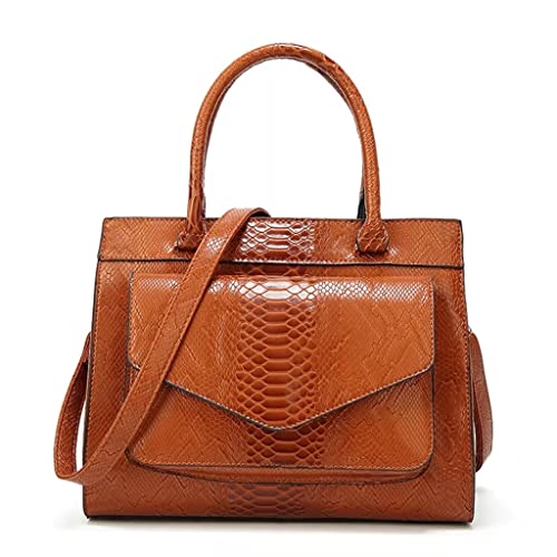 LDCHNH European and American Style Ladies Messenger Shoulder Bag Handbag Women Tote Bag (Color : D, Size : 30cm X 14cm X 25cm)