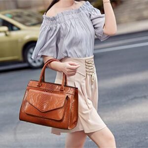 LDCHNH European and American Style Ladies Messenger Shoulder Bag Handbag Women Tote Bag (Color : D, Size : 30cm X 14cm X 25cm)