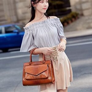 LDCHNH European and American Style Ladies Messenger Shoulder Bag Handbag Women Tote Bag (Color : D, Size : 30cm X 14cm X 25cm)