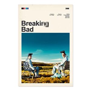 kache break bad poster – tv series poster print bedroom canvas wall art frameless poster vintage men’s cave gift: 12×18 inches (30.5×40.5cm)