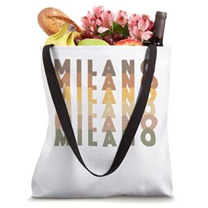 Vintage Milano Italy Apparel Tote Bag