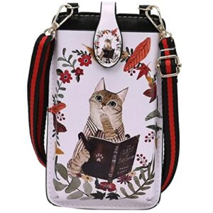 small crossbody bags for women – cross body bag purses for women – small purses for women – crossbody bag phone purse -small purse travel purse phone wallet -women’s crossbody handbags (thinking cat)