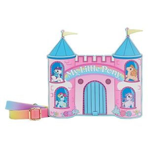 loungefly my little pony castle crossbody bag